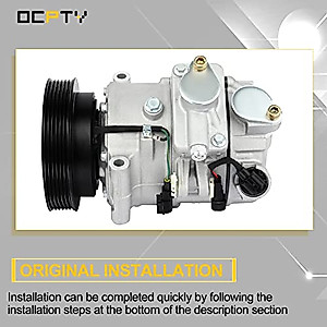 OCPTY Air Conditioning Compressor CO 11323C for Land Rover LR2 for Volvo S60 S80 V70 XC60 XC70 XC90 1.6L 2.0L 2.5L 3.0L 3.2L 2008-2016
