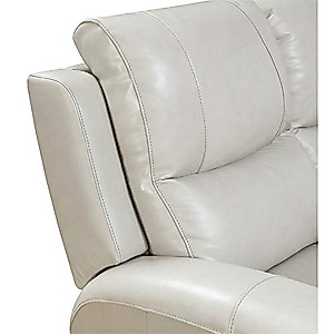Steve Silver Laurel Pwr Console Loveseat Love Seats, Ivory