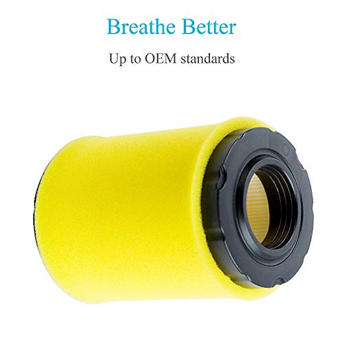 HOODELL 796031 Air Filter with Tune Up Kit, Compatible with Briggs and Stratton 591334 492932 696854, John Deere D100 D110 D125 D130, Husqvarna YTH22V46, Lawn Mower Oil Filter