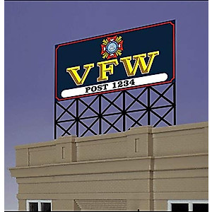 44-1252 Small VFW Lighted Neon Sign by Miller Signs