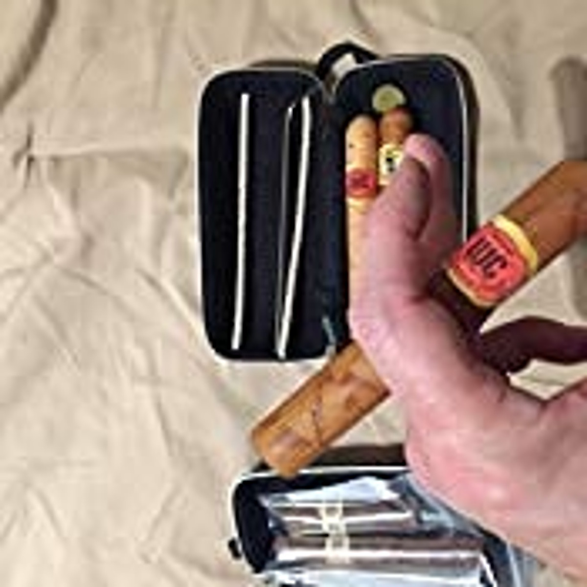 Stogie Pipe - Cigar Pipe Wooden Stogie (Walnut, 3")