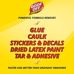 Goof Off FG653 Professional Strength Remover, Pourable 16-Ounce,Liquid