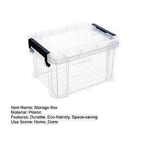 jyibinee Storage Box Strong Load-bearing Cover with Handle Toy Storage Box Household Products Storage Holder