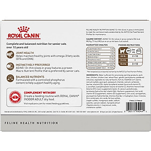 Royal Canin Aging 12+ Thin Slices in Gravy Canned Cat Food, 3 oz can (12-pack)