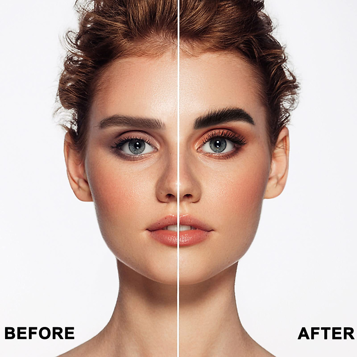 4 in 1 Lash & Brow Lift and Coloring Kit, Professional Eyelash Perm Kit and Brow Lamination Kit, Eyelash & Eyebrow Makeup Set, Long Lasting for 8 Weeks, Suitable for Salon & Home Use DIY (Black)