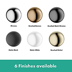 Hansgrohe -Towel Rack with Holder 26-inch Holder in Chrome, 41751000