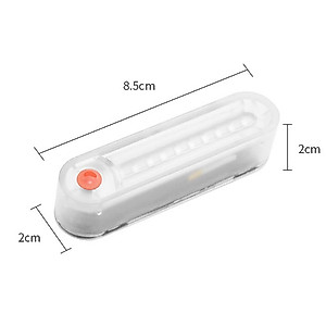 Aolyty Solar Warning Lights, Waterproof Solar Powered LED Flashing Light Solar Strobe Light 2 Pack for Trucks Vehicles Cars Motorcycles Safety Night Driving (Multi-Color Light)