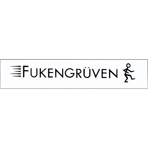Square Deal Recordings & Supplies - Fukengruven - Logo with Stick Figure - Sticker
