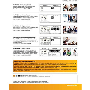 Konftel 300Wx Wireless Conference Phone w/IP DECT 10 Base Station + Sandisk 16GB Card to Record Calls - Conference Room