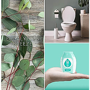B4 Toilet Drops Toilet and Bathroom Deodorizer Drops, 2 Ounce Bottle (Eucalyptus Breeze)