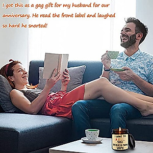 Arhalulu Scented Jar Candles, Funny Gift Candle for Women - I Want to Kick or Kiss You Candle - Hilarious Gag Candle Gifts for Women, Men, Couples, Lover, Bestie, Best Friends, Valentines Day Gift