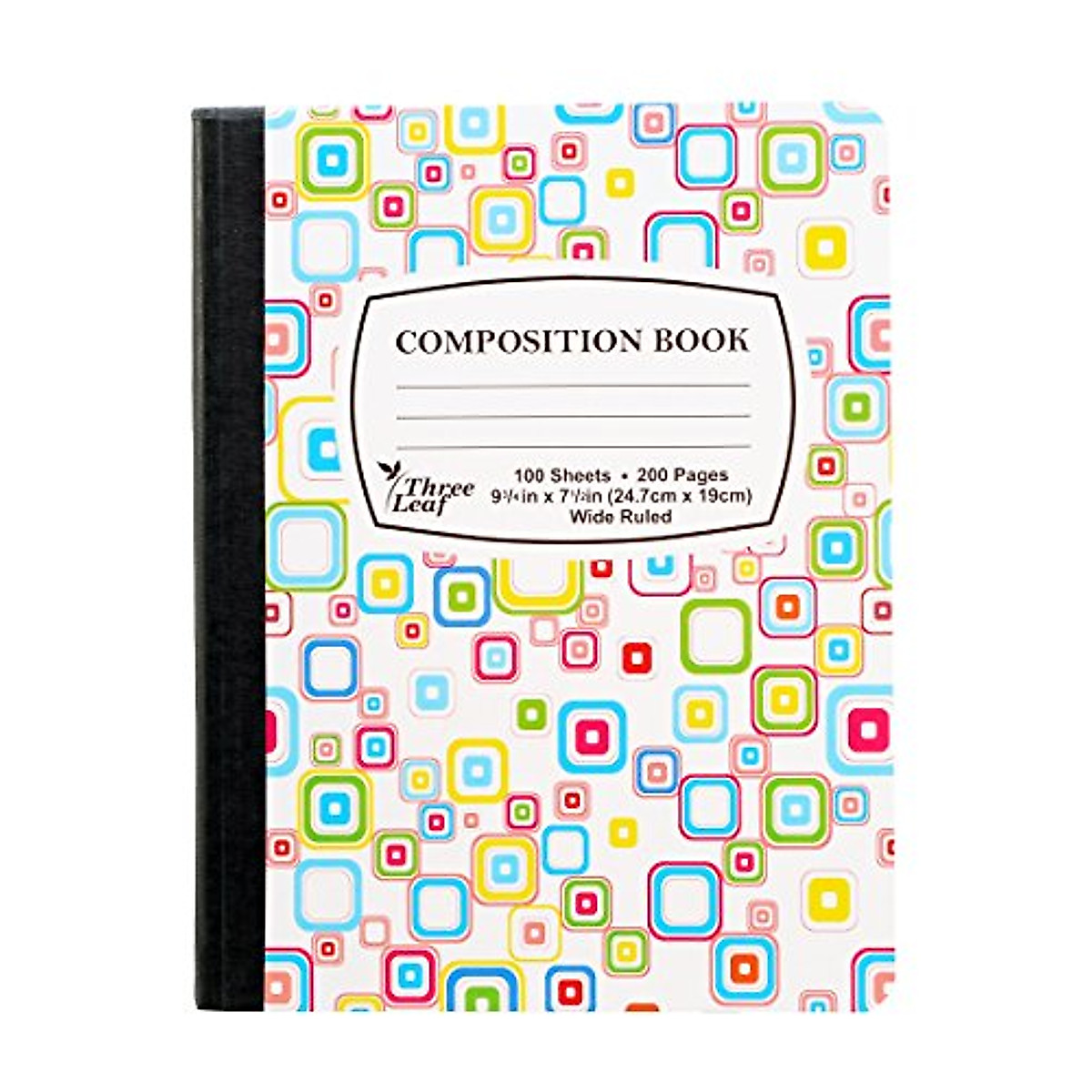 4-Pack Composition Notebook, 9-3/4" x 7-1/2", Wide Ruled, 100 Sheet (200 Page) - 18 Piece School Combo Pack, Pens - Highlighters - Mechanical Pencils - Refills (4 Composition Notebooks, 18 Combo Pack)