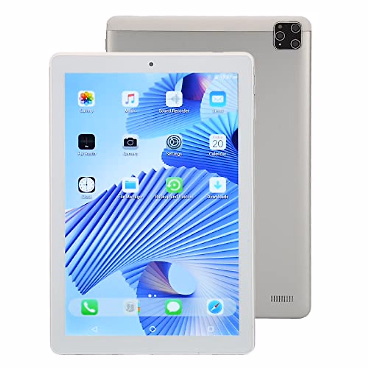 Soraz 10.1 Inch Tablet, 100-240V 4GB RAM 64GB ROM Writing Tablet PC for Android 10 (US Plug)