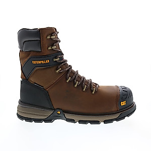 Caterpillar Excavator Superlite 8" Waterproof Thinsulate Insulation Nano Toe Dark Brown 11.5 D (M)