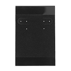 Hanging Earring Card - Black Flock 2x3 (Package of 50)