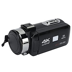 Digital Camera, Vlogging Camera 3.0 Inch IPS Touch Screen 48MP Image Resolution with 1500mAh Lithium Camera Battery for Campus Records