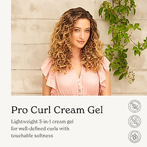 Royal Locks Pro Curl Cream Gel + Clean Curls Shampoo Trial - Lightweight Curl Defining Cream, plus Gentle Curl Friendly pH Balanced Cleansing (7.5 fl oz & 3 fl oz)