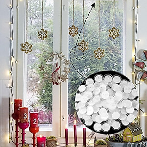 Isslly 80 Pack Adhesive Ceiling Hooks, Self-Adhesive Ceiling Hooks for Hanging, Sticky Hooks for Hanging, No-Drill Ceiling Discs with Metal Hook for Wedding, Party, Festivals Decor