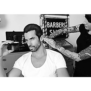 Jovinno Natural Premium Hair Styling Pomade/Hair Wax - Medium to Strong Hold Clear Thick Formula Palmade Non-Greasy Water Soluble. Made in France. 5oz (Pack of 1)