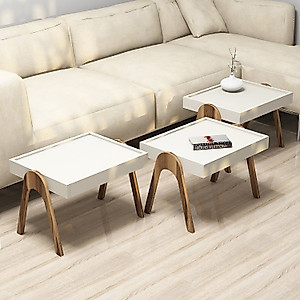 Module-US Roma Coffee Table, Nesting Tables Set of 3 Side Table, Living Room Tables, Console Table, Coffee Tables, Sofa Table, Modern Coffee Table, Coffee Table Set
