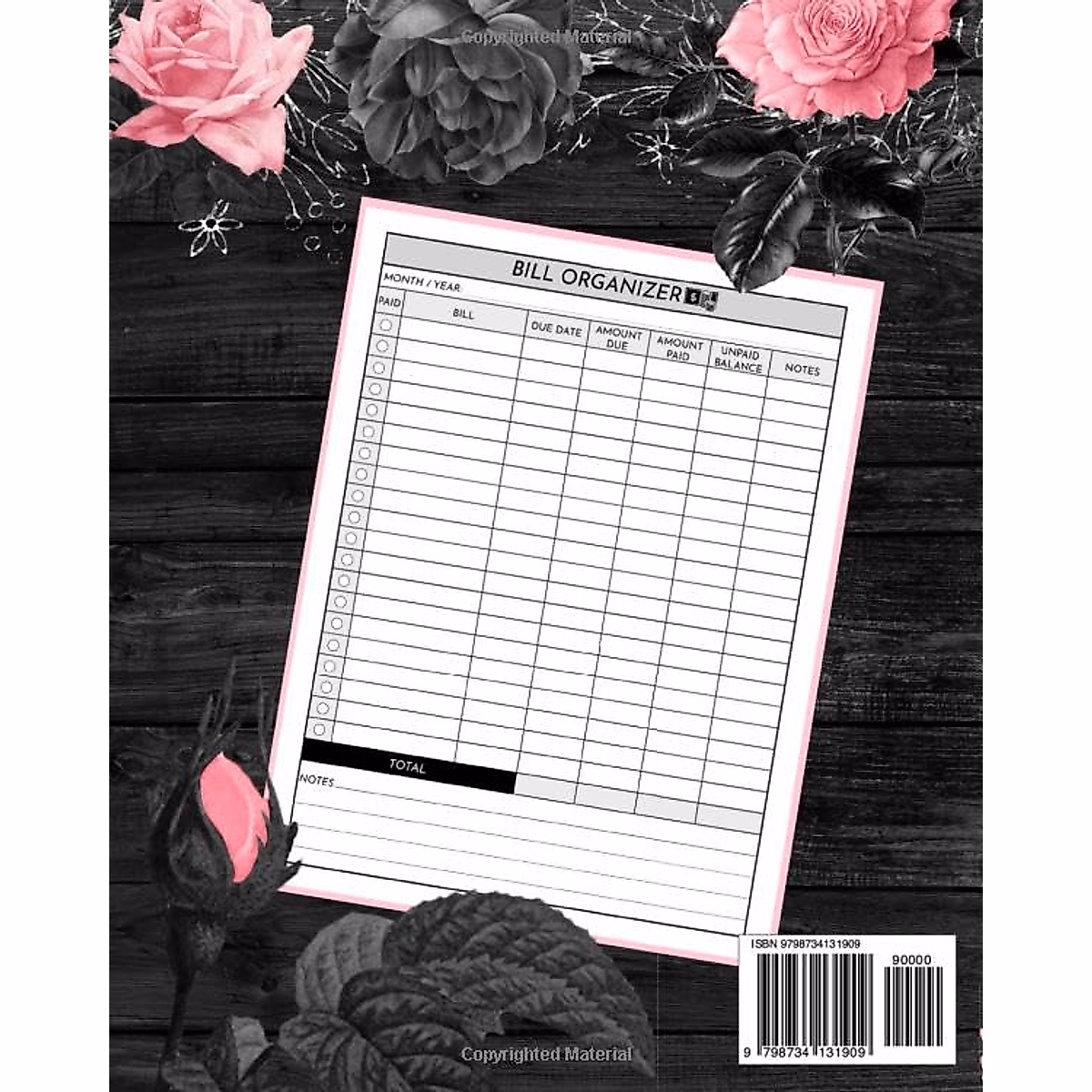 Bill organizer: bill planner . bill notebook organizer . monthly bills organizer . payment tracker . bill log book . business expense organizer . bill ... . personal finance tracker. size 8 x 10 in.