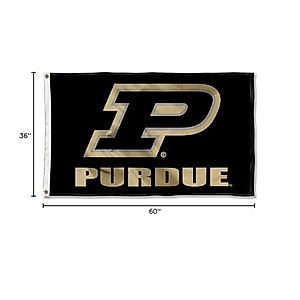 College Flags & Banners Co. Purdue Boilermakers Slant P Flag