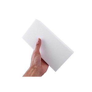 AMZQNART 4 Pack Craft Foam Blocks, 8x4x2 Square Polystyrene Foam Bricks for Art Sculpting, Flower Arrangements, Sculpture, Modeling, School and Home DIY.