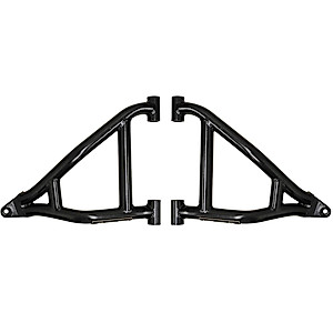 SuperATV High Clearance 2" Forward Offset A-Arms for Polaris Ranger Midsize 570 (2014) - Black