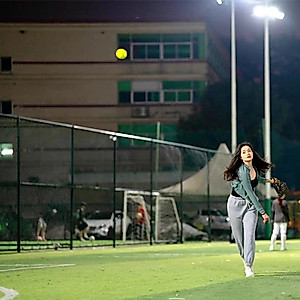 ABAJI Softball 1 Pack Blank Ball PU Surface Cork Core Suitable for Bat Heavy Duty Slowpitch Sports Youth Boy and Girl Practice Training