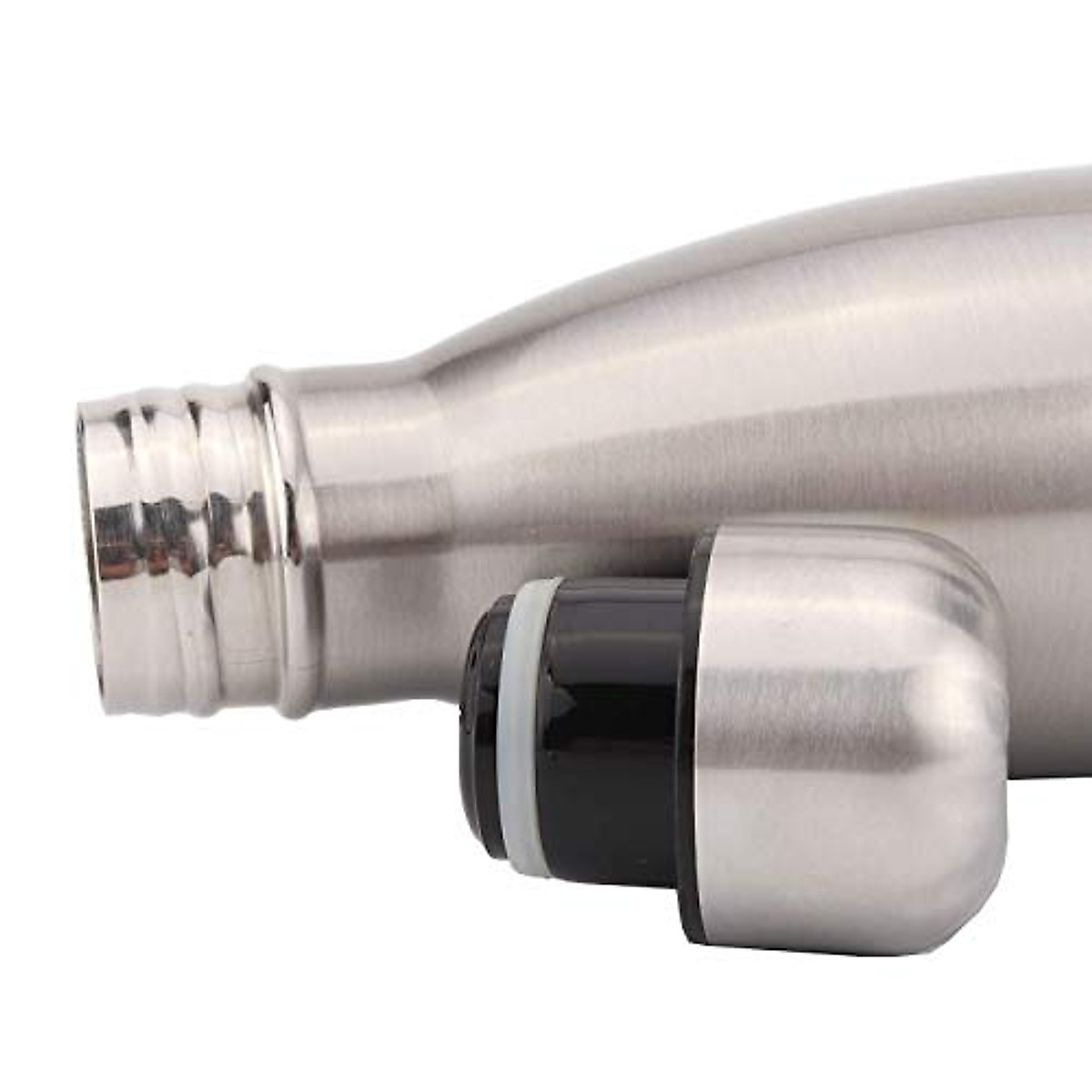 Gtell Double Wall 18/8 Stainless Steel Vacuum cola shape bottle, narrow mouth thermos flask keeping warm and cold 350ml 500ml 750ml 1000ml (350ml)