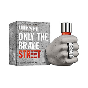 Diesel Only the Brave Street Eau de Toilette Spray Cologne for Men, 1.7 Fl. Oz.