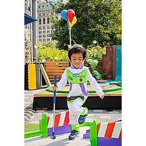 Disney Pixar Toy Story Buzz Lightyear Toddler Boys Zip Up Cosplay Coverall 2T