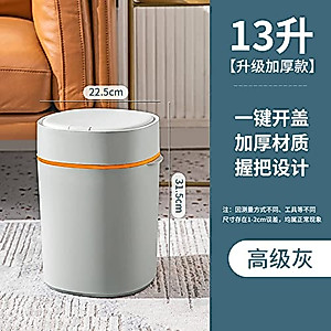 NA Xingyou Trash can Toilet Toilet Household Gap with lid Bounce Cover Toilet Pail Bedroom Kitchen Living Room Trash can