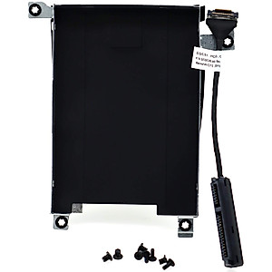 Deal4GO SATA Hard Drive Cable XY5F7 w/ 2.5" HDD Caddy Bracket ND8N9 for Dell Latitude 5500 5501 5502 5505 5510 5511 Precision 3540 3541 3542 3550 3551