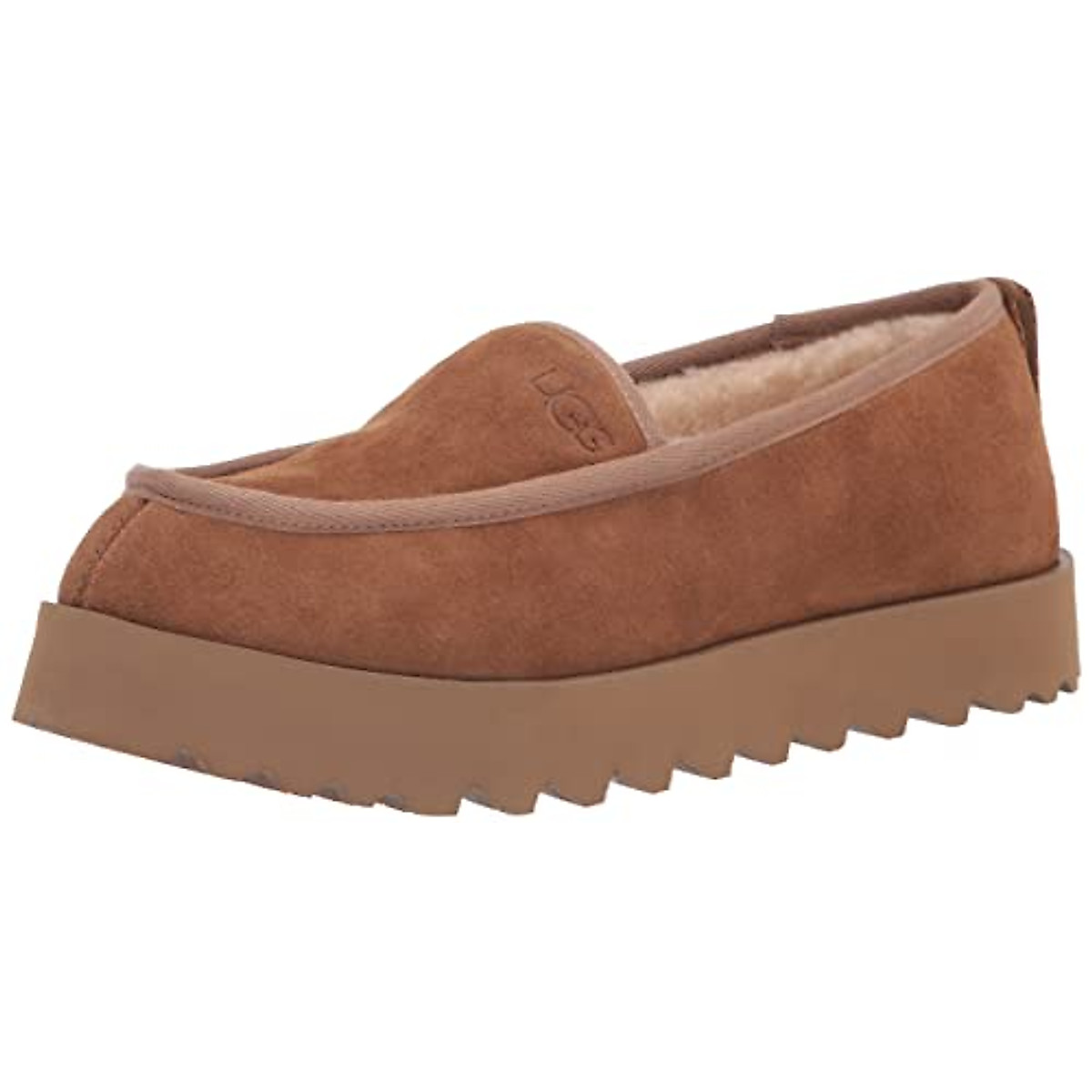 UGG Women's Super MOC Slipper, Chestnut, 11