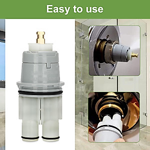 RP46074 Shower Valve Cartridge Assembly, Shower Cartridge for Shower and Tub 13/14 Series Faucet,Single-Handle Universal Valve Cartridge Repair Kit,Replacement for Monitor Shower Cartridge,1PCS