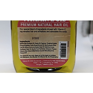 Difeel Premium Natural Hair Oil - Vitamin E Oil 7.1 ounce