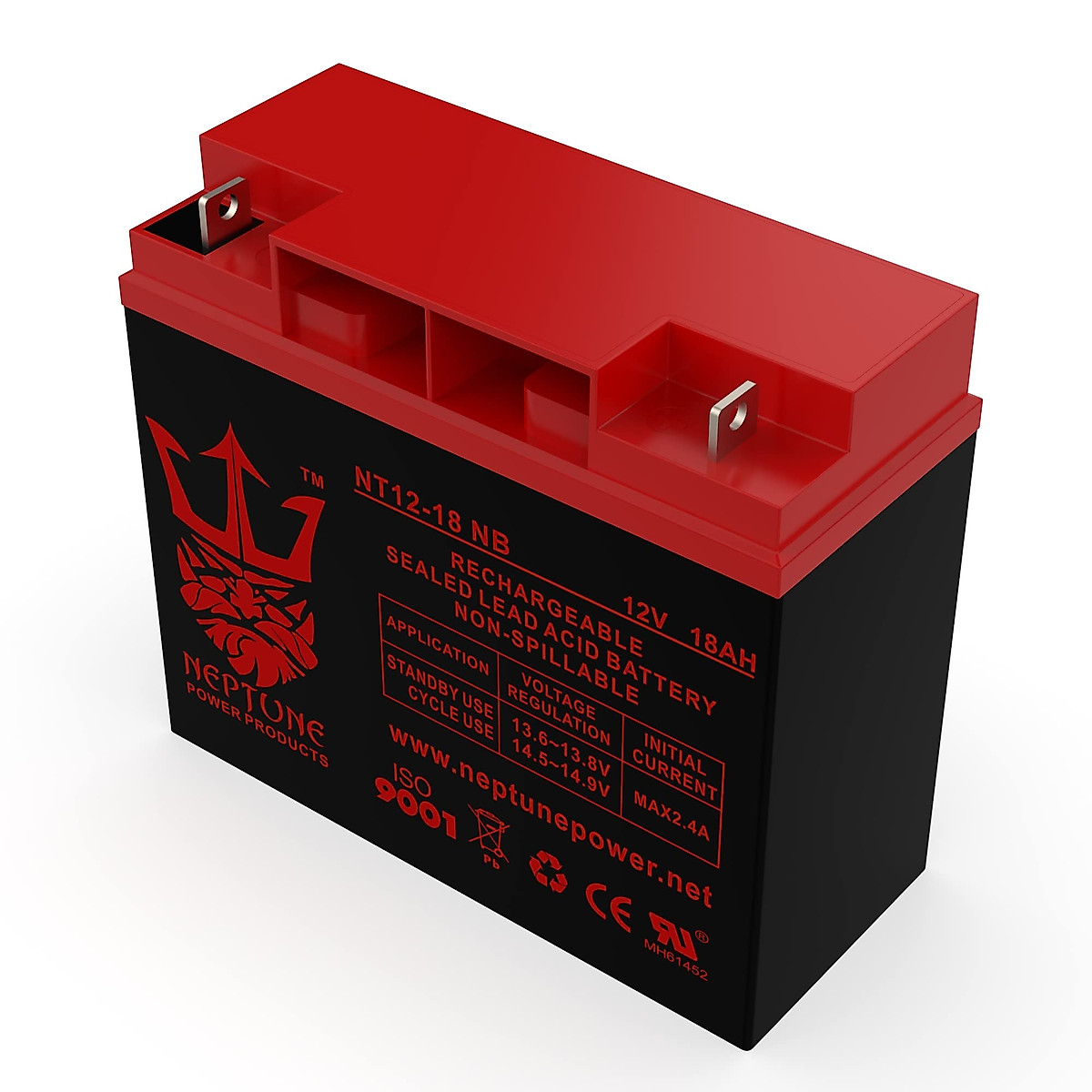 Neptune 12V 18AH Battery Sealed Lead Acid Rechargeable SLA AGM Batteries Replaces UB12180 FM12180 6fm18 PS-12180 EXP12180