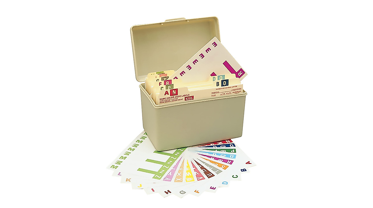 Smead AlphaZ NCC Color-Coded Name Labels - Efficient File Organization