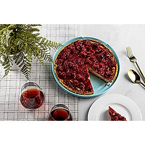 Godinger Cake Stand, Cake Plate Server with Dome, Fruit Platter, Metal Serving Tray and Shaterproof Acrylic Lid