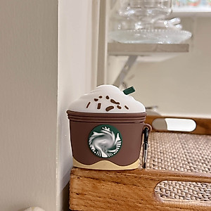 Abipuir [2Pack] Airpods Pro Case Cover,3D Cute Cartoon Funny Kawaii Shockproof Protective Soft Silicone Airpod pro Case Designed with for Apple AirPods pro Charging Case (Pink and Brown)