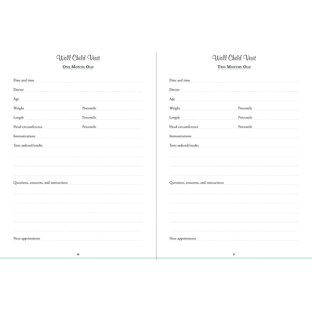 My Child's Health Record Keeper (Log Book)