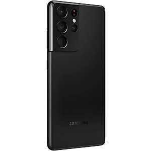 Samsung Galaxy S21 Ultra 5G, US Version, 256GB, Phantom Black - Unlocked (Renewed)