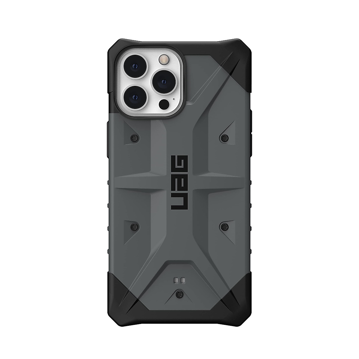 URBAN ARMOR GEAR UAG Designed for iPhone 13 Pro Max Case Grey Silver Rugged Lightweight Slim Shockproof Pathfinder Protective Cover, [6.7 inch Screen]