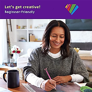 OFRKE 2-Piece Diamond Painting Kits for Adults and Kids，5D DIY Full Drill Round Art Gems Mushroom Forest Diamond Art Perfect for Home Wall Deco Diamond Decor 12"x16"