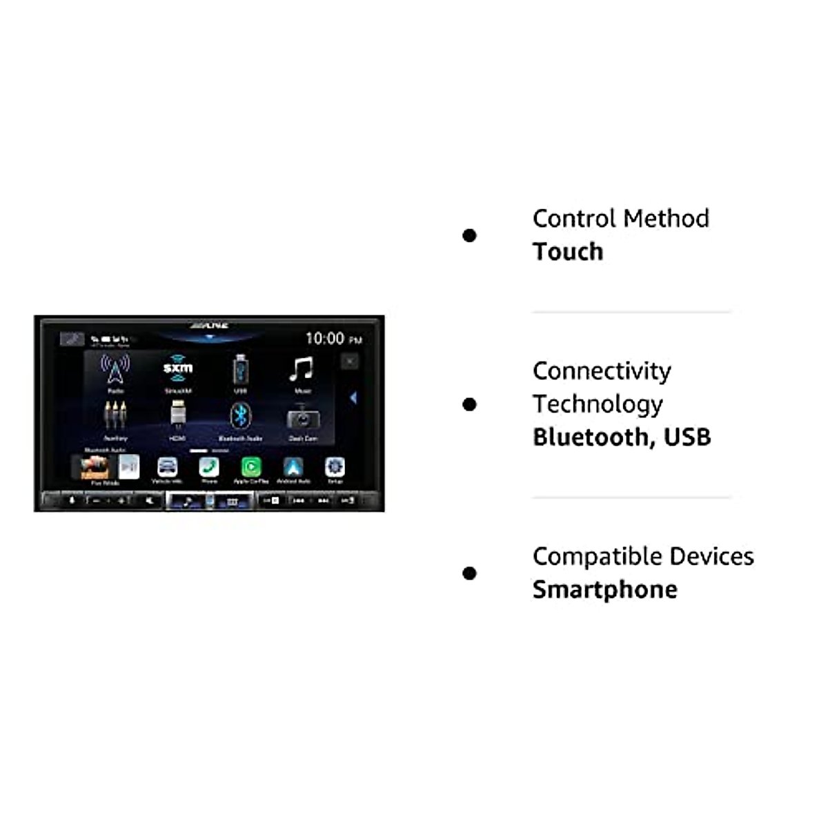 Alpine ILX-507 7" Digital Multimedia Receiver (Does Not Play Discs) with Apple CarPlay & Android Auto