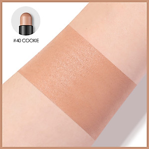 FOCALLURE Shimmer and Matte Cream Eyeshadow Stick,Smooth Brilliant Eye Brightener Pencil for Women,Long Lasting Waterproof Eye Shadow and Liners Makeup,COOKIE