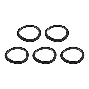 Create idea 5Pcs Sink Plug O-Ring Spare Sealing Gaskets for Metal Basin Plugs and Pop up Bath Sink Basin Plug Inner Diameter 31.5mm Outer Diameter 38mm Silica Gel Black