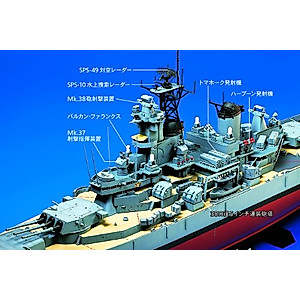 Tamiya Models US Battleship New Jersey BB-62 Model Kit