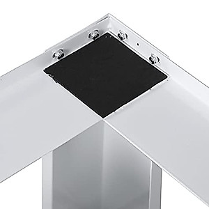 INLIFE Double Washer Dryer Stand with Drawer, Heavy Duty Washing Machine Pedestal with Storage Drawer Adjustable Height Base for Mini Air Conditioner Refrigerator Dryer 50"x 21.5"x 12.8" (WxDxH)